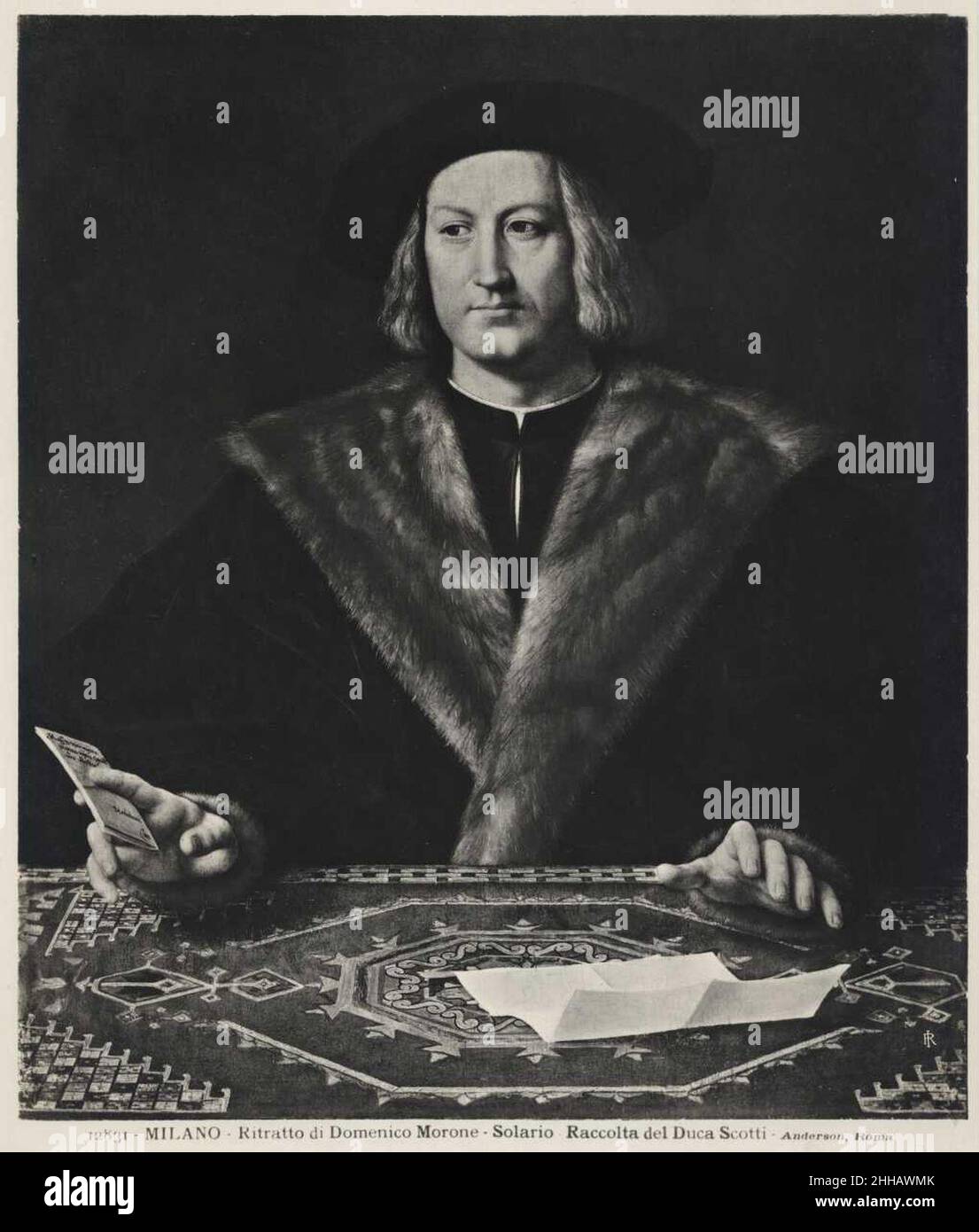 Solario - Ritratto del cancelliere Domenico Gerolamo Morone, 1515 ...