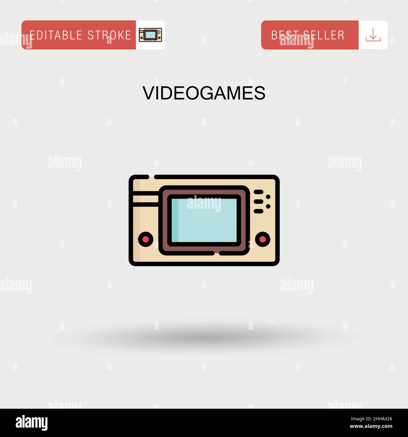 Woman play video game Stock Vector Images - Alamy