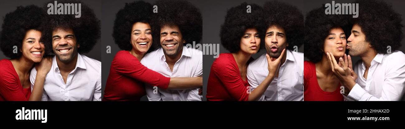 Beautiful happy Love Couple Together Stock Photo - Alamy