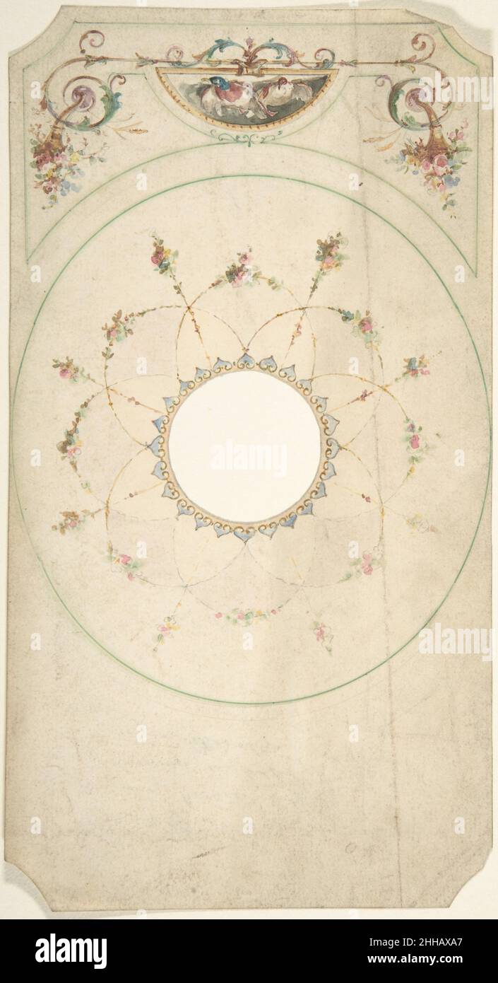 Ceiling Design with Center Cut Out 1854–68 Attributed to J. S. Pearse ...