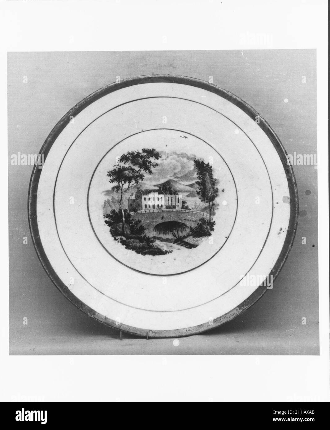 Plate late 18th century British, Leeds, Yorkshire. Plate 193069 Stock ...