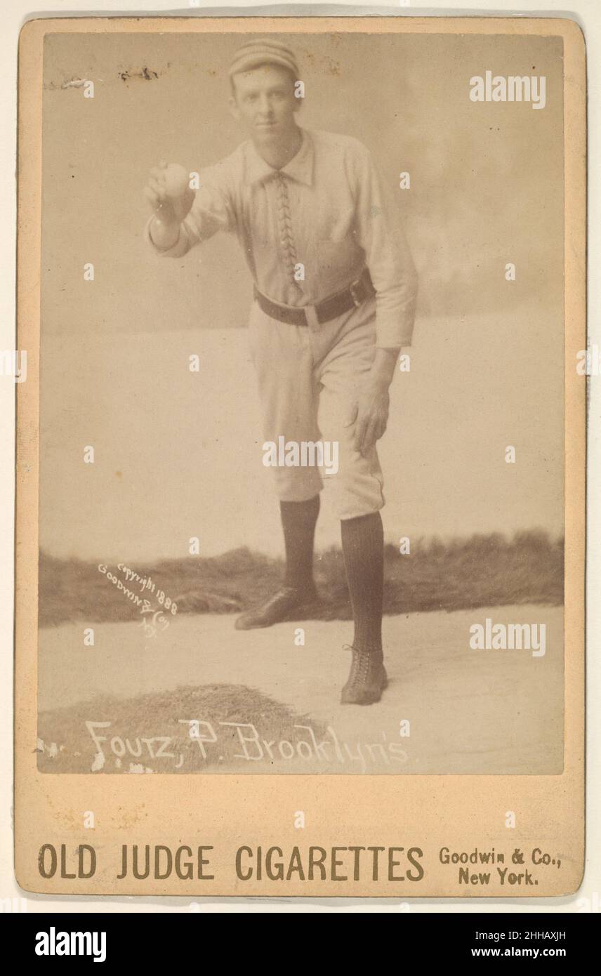 David Luther Foutz, Pitcher, Brooklyn, from the series Old Judge ...