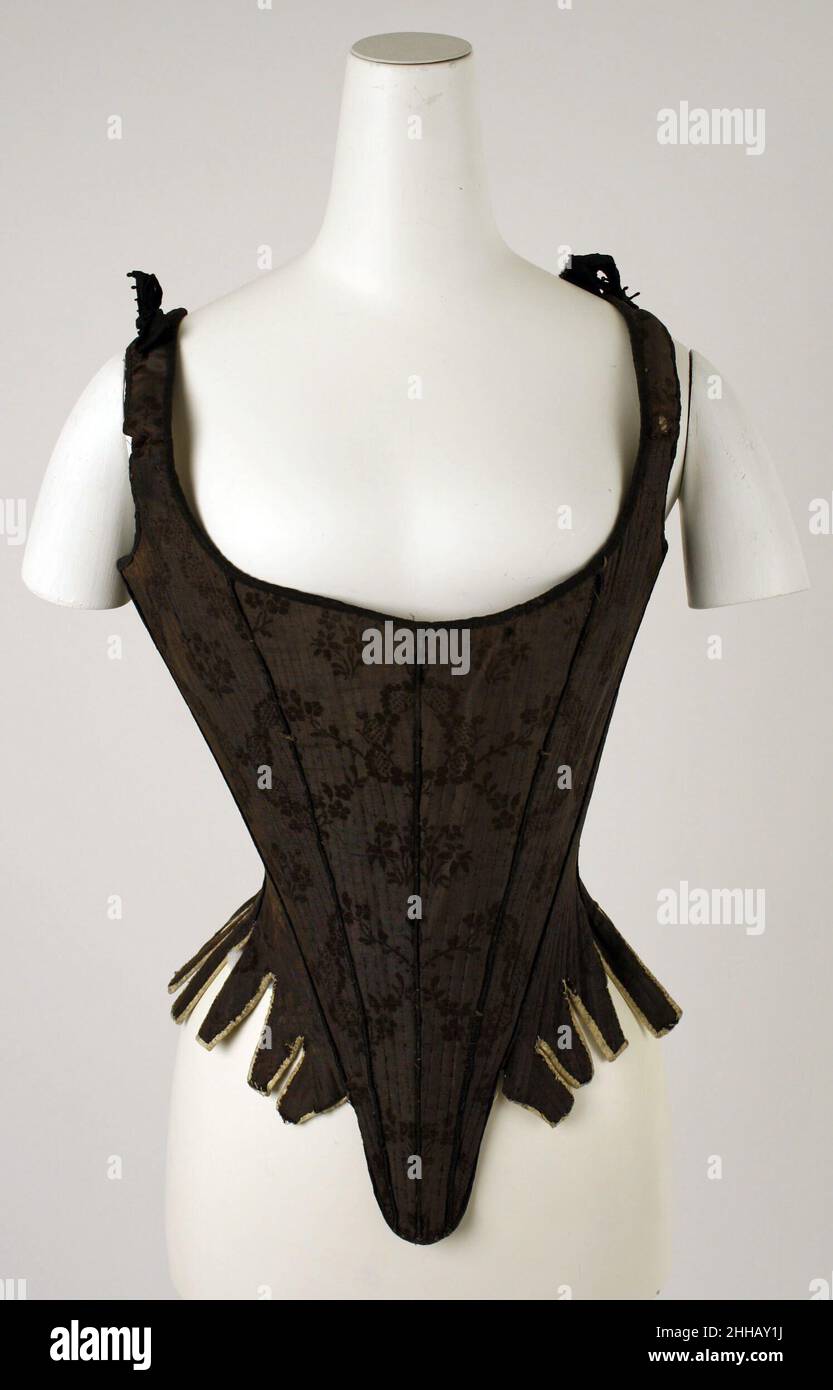 Corset 18th century American or European. Corset 90454 Stock Photo - Alamy