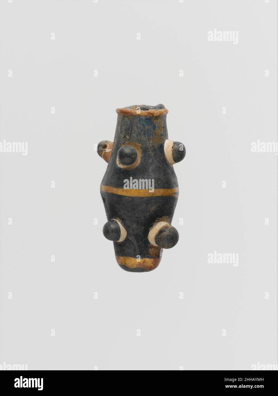 Bi-conical glass bead ca. 4th century B.C. Possibly Carthaginian Semi ...