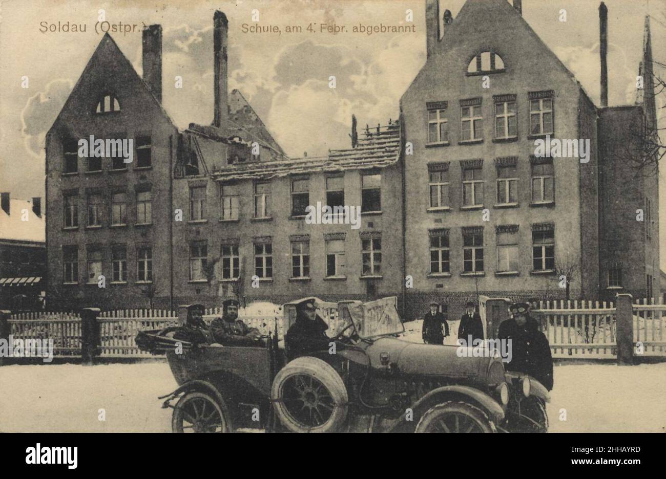Soldau, Ostpreußen - Schule Stock Photo - Alamy