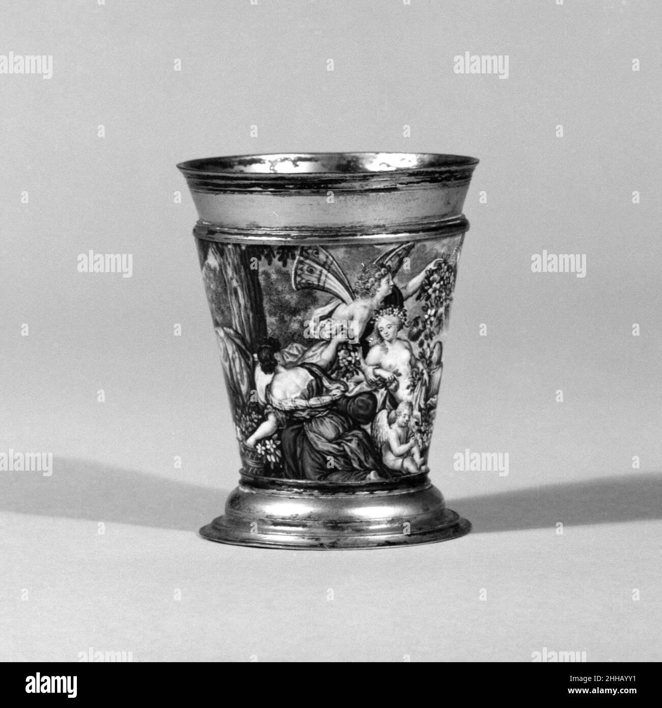 Beaker 1720 Esaias Busch III. Beaker 206168 Stock Photo - Alamy