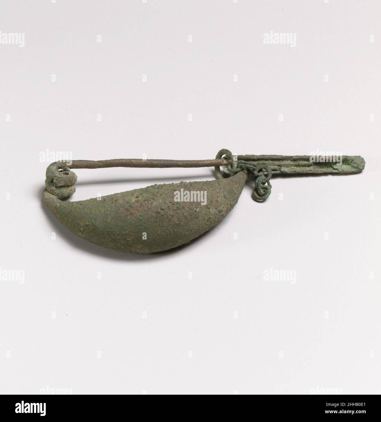 Fibula, boat-shaped type 8th–6th century B.C. Italic The bow is hollow ...