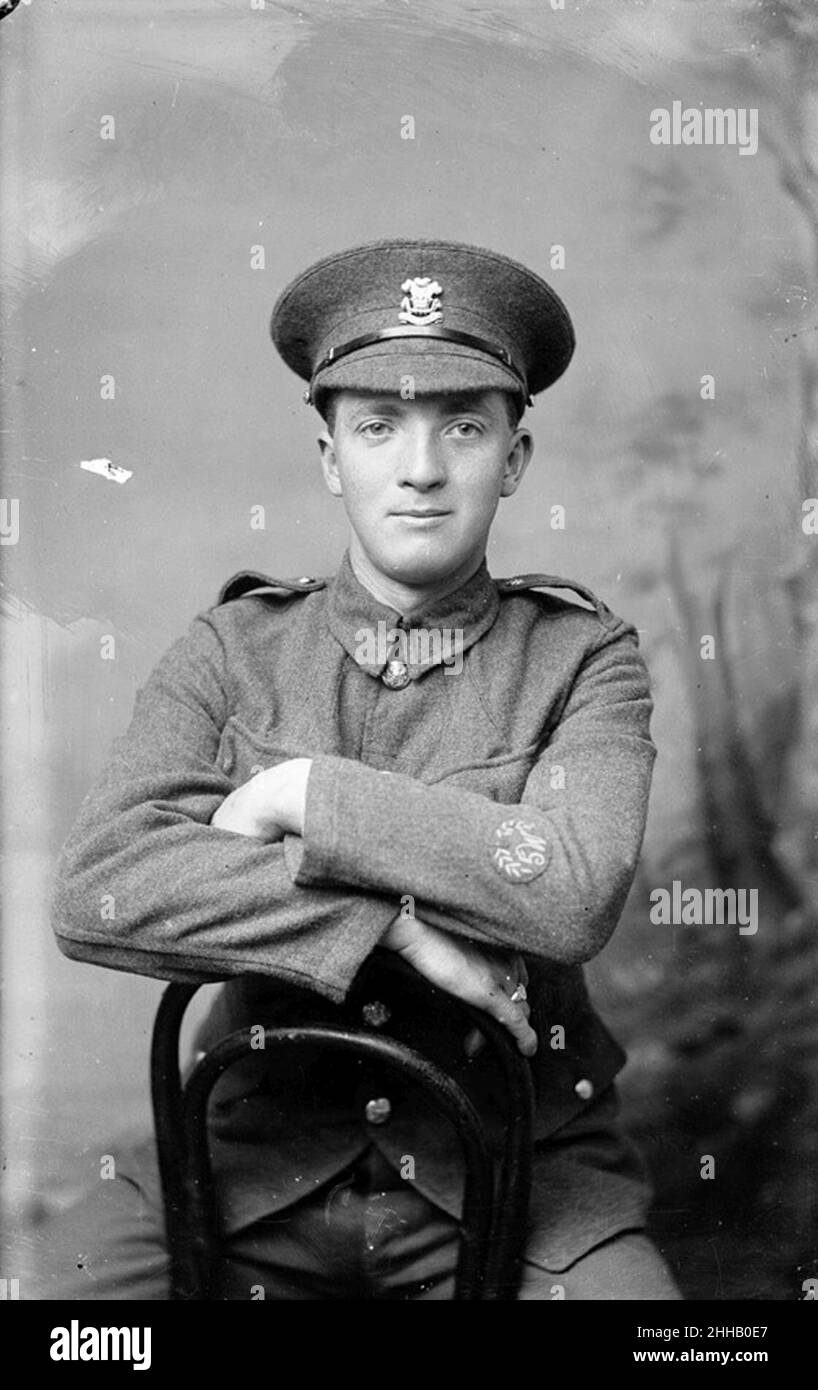 Soldier with machine gunners skill at arms badge (3891176 Stock Photo ...