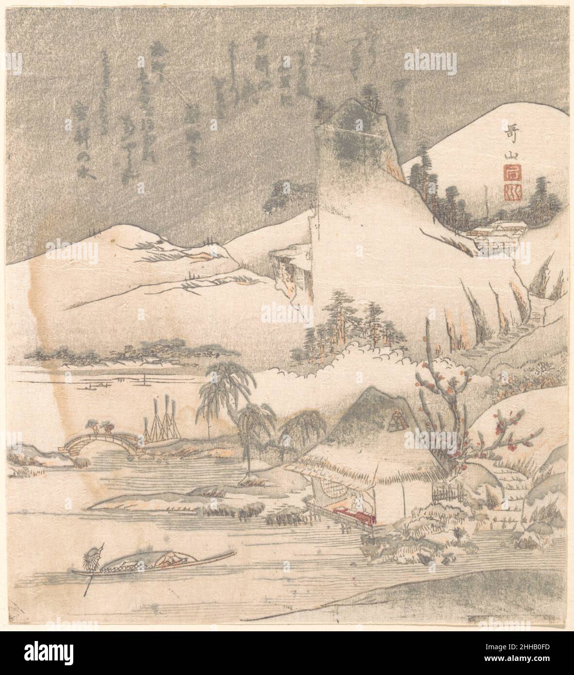 Snowy Landscape ca. 1820 Ishikawa Kazan Japanese. Snowy Landscape 54196 ...