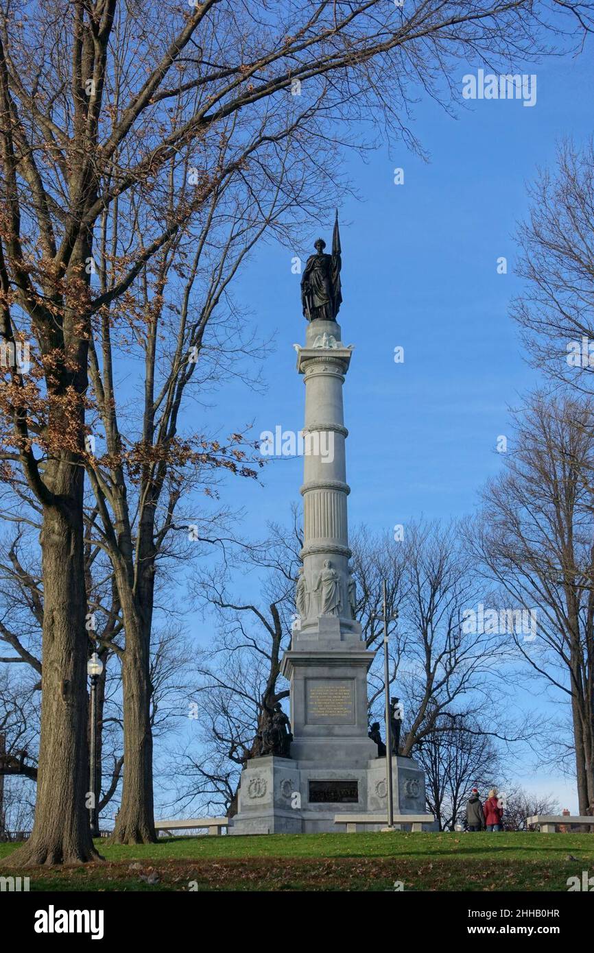 Soldiers and Sailors Monument - Boston, MA Stock Photo - Alamy