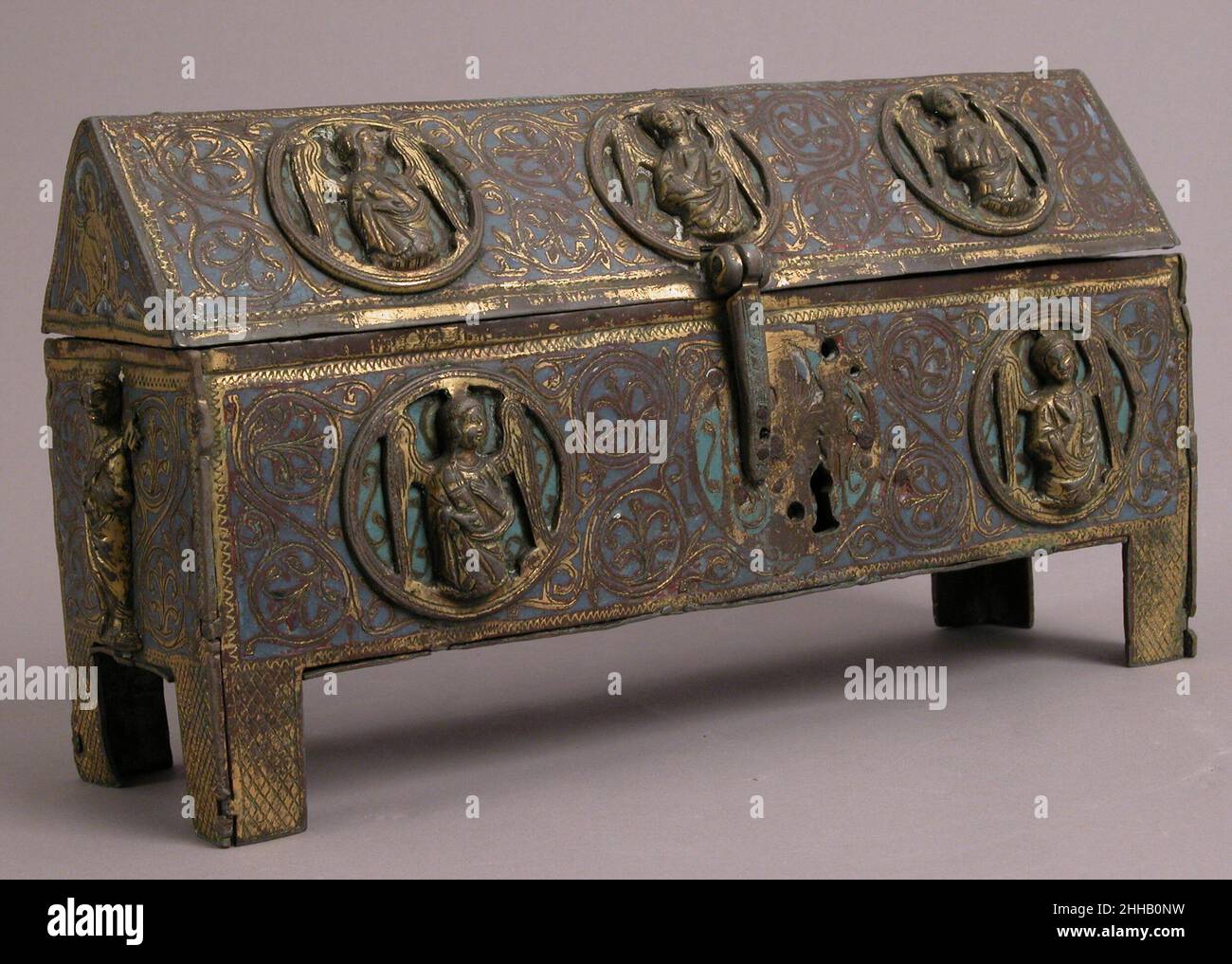 Chasse 13th century French. Chasse 467495 Stock Photo - Alamy