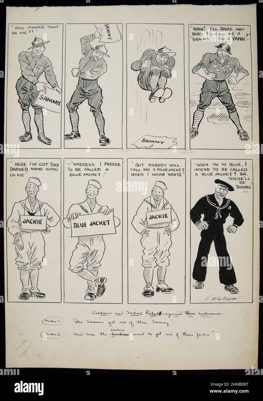 Soldiers and sailors rebel against their nicknames, September 15, 1918 ...