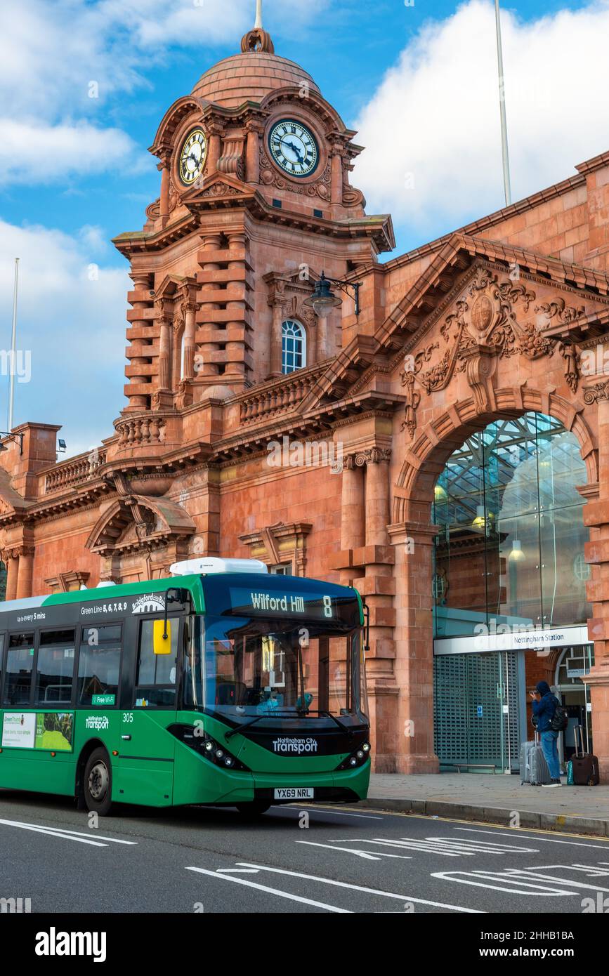 Nottingham railway station is a railway station and tram stop in the ...