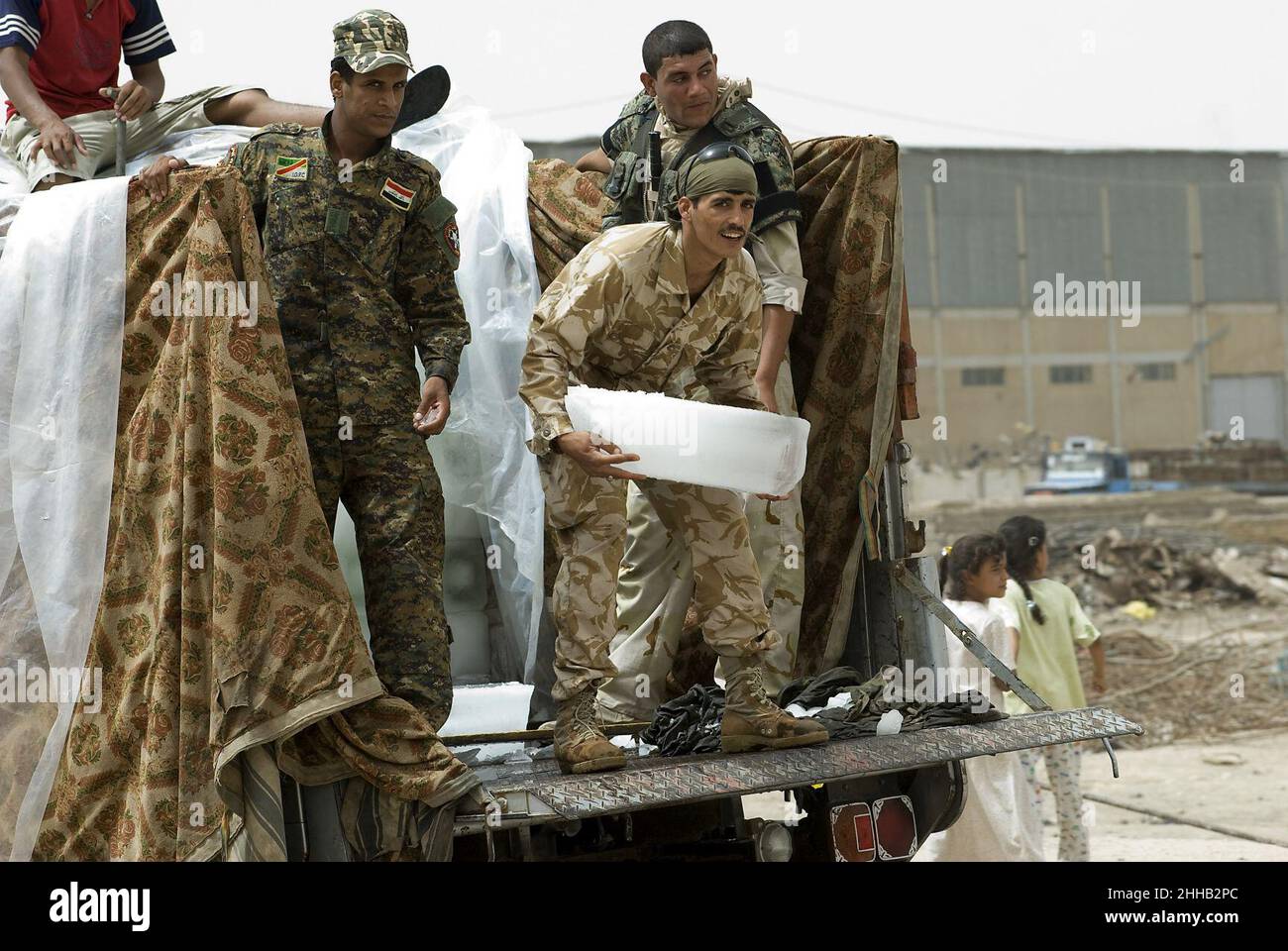 Soldiers Visit Future of Basra Vocational Technology School Stock Photo ...