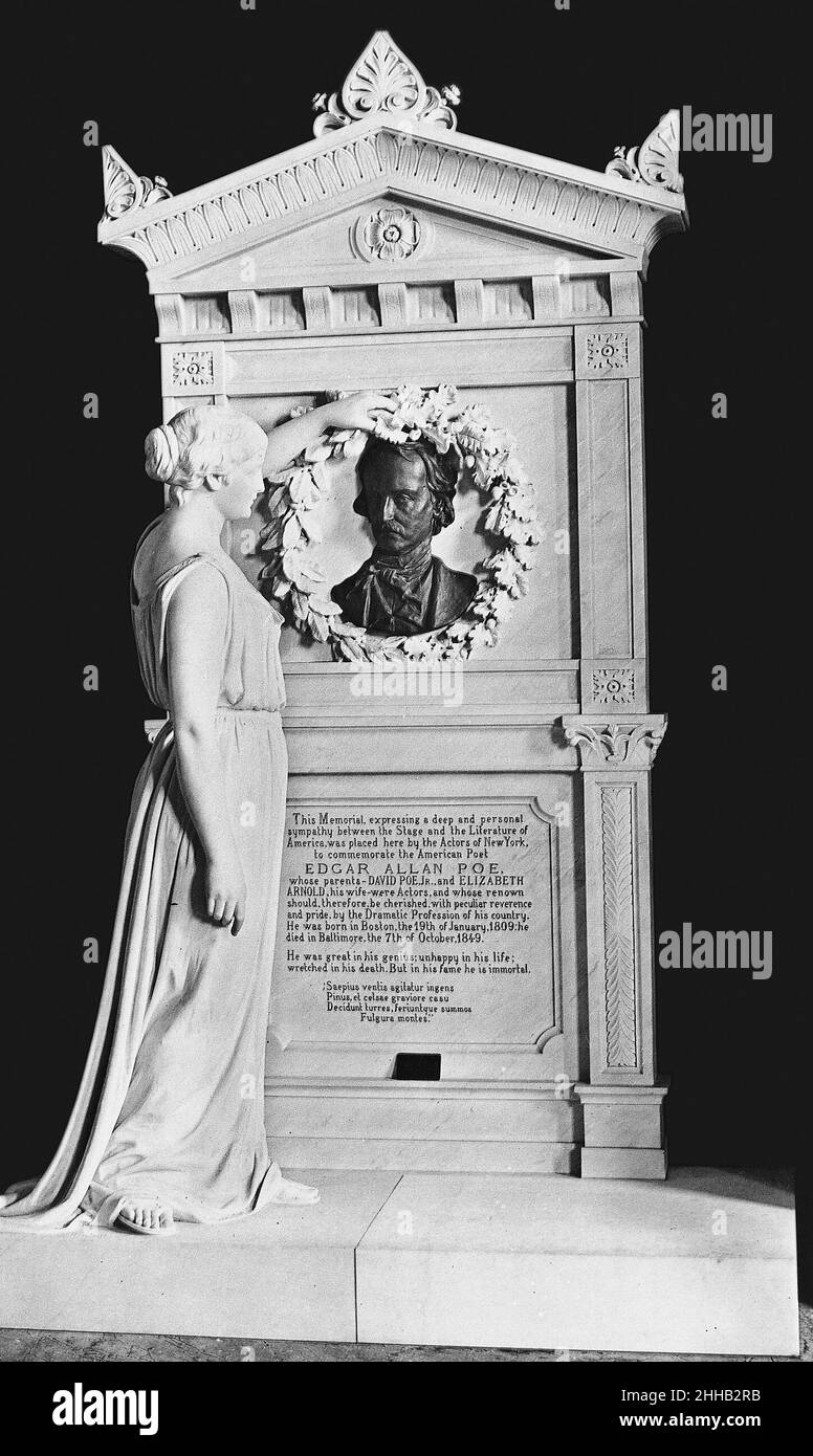 Edgar Allan Poe Memorial 1882–84; carved 1884 Richard Henry Park The ...