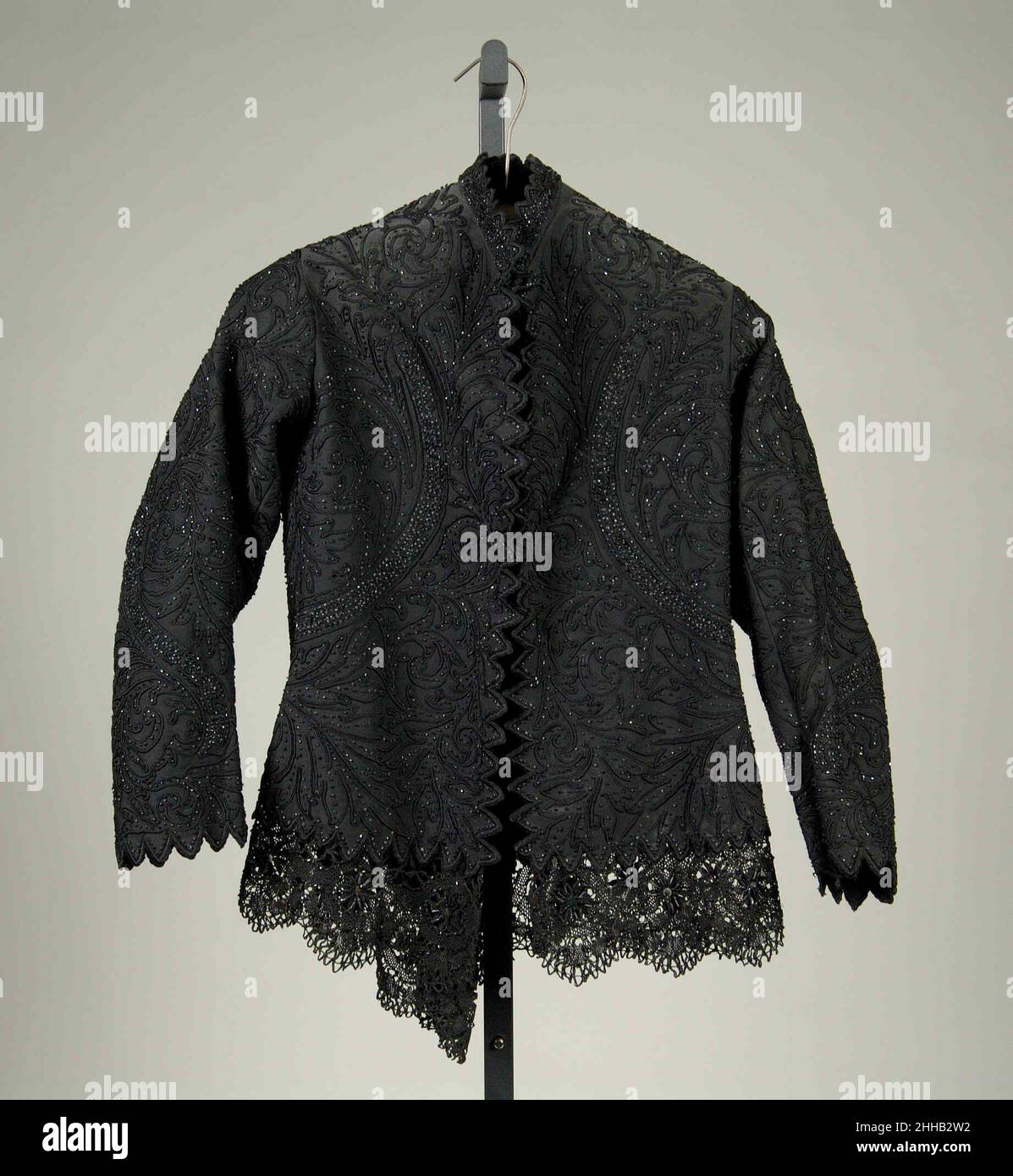 Evening jacket 1870 American. Evening jacket 173516 Stock Photo - Alamy
