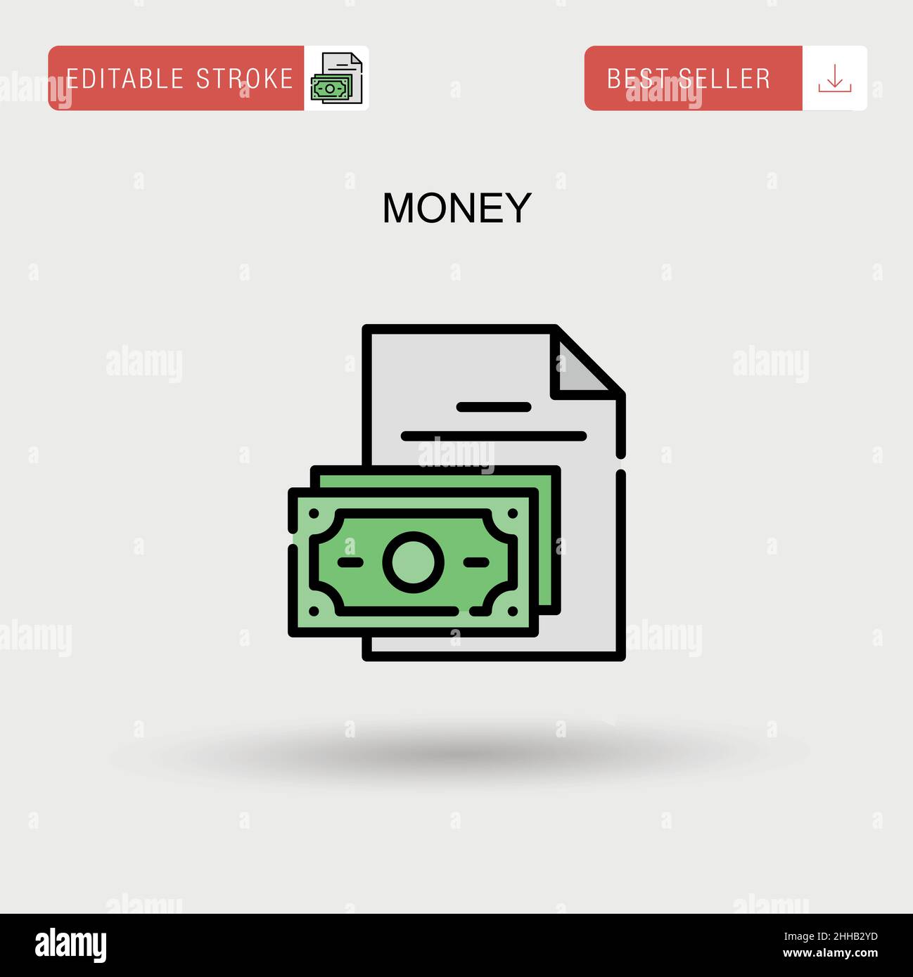 Money Simple vector icon Stock Vector Image & Art - Alamy