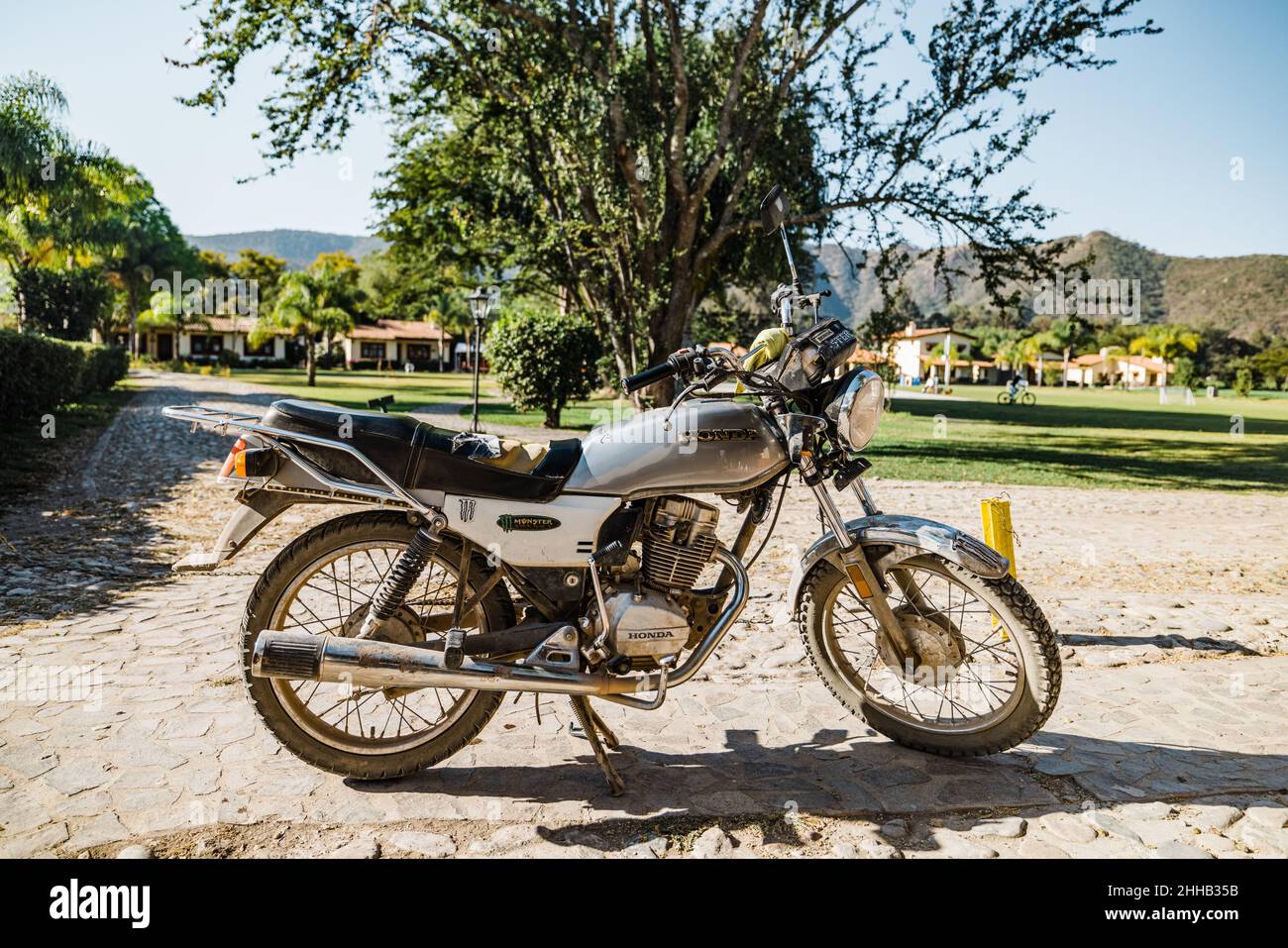 Old motorcycle in Mexico Stock Photo - Alamy