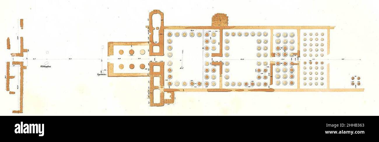 Soleb plan lepsius Stock Photo - Alamy