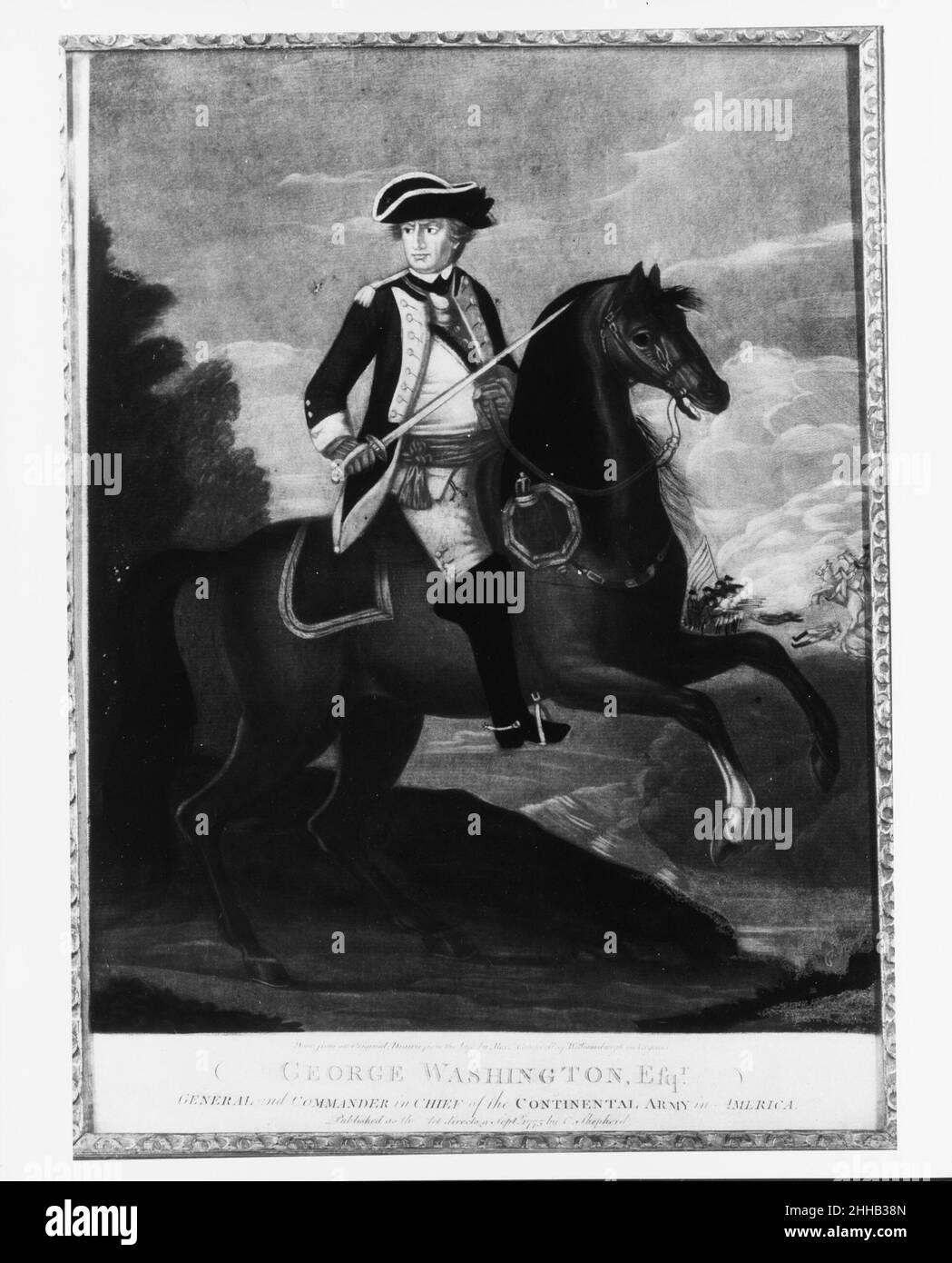 George Washington 1775. George Washington 12899 Stock Photo - Alamy