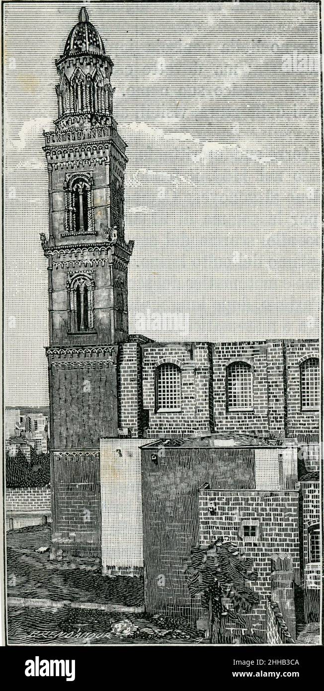 Soleto torre di Raimondello Orsini Del Balzo xilografia di Richard ...