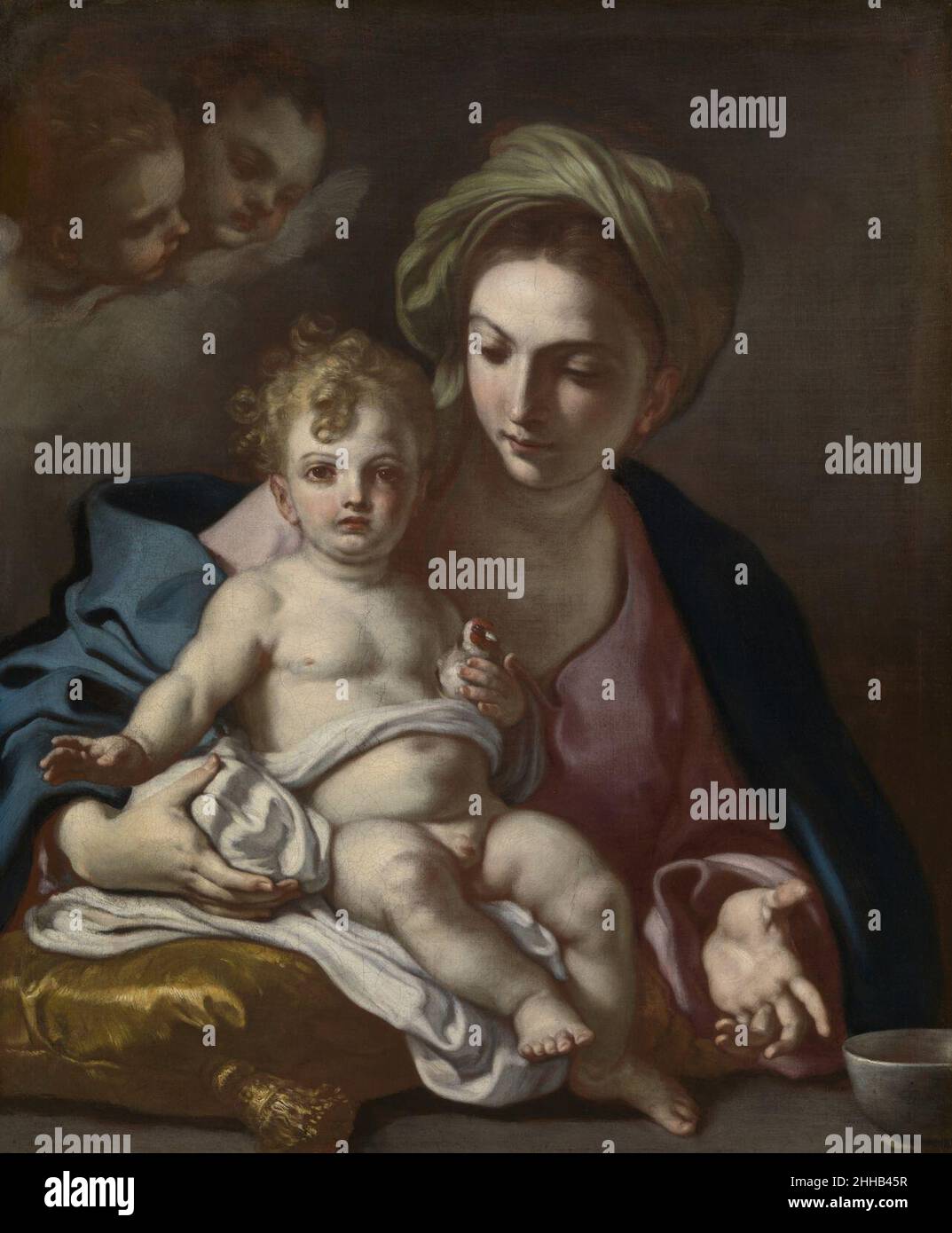 Solimena, Virgin and Child Stock Photo - Alamy
