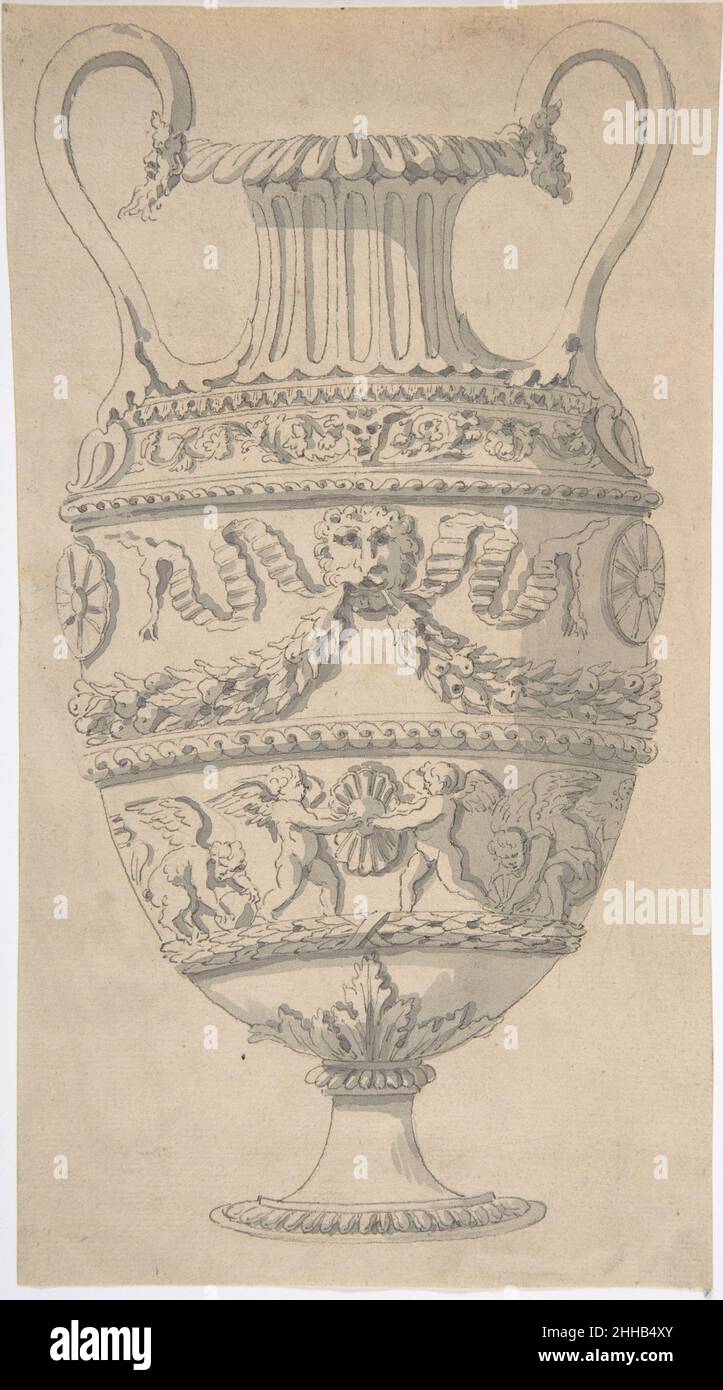 Drawing of an Urn 18th century Anonymous, French, 18th century French ...