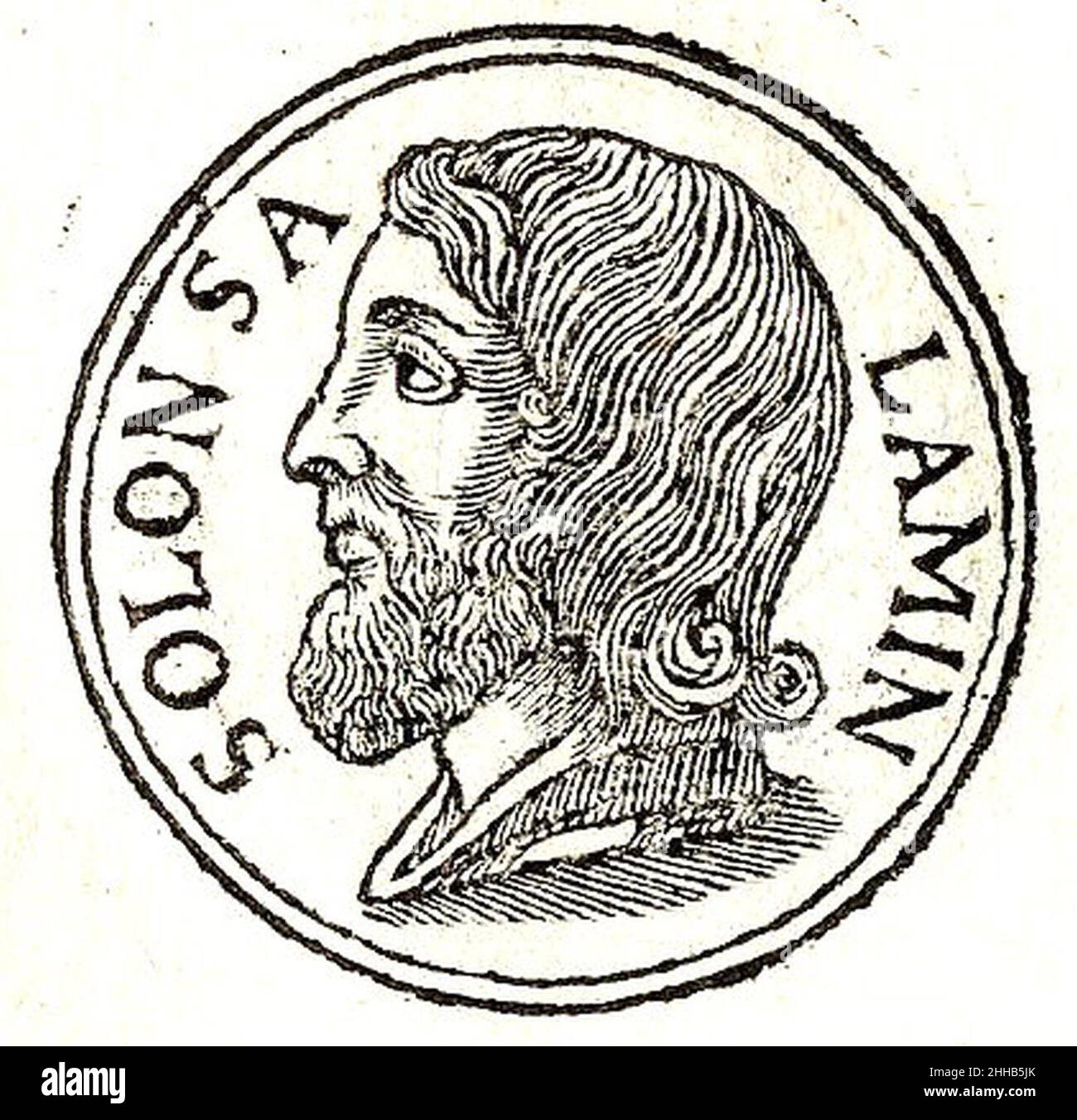 Solon of Athens Stock Photo - Alamy