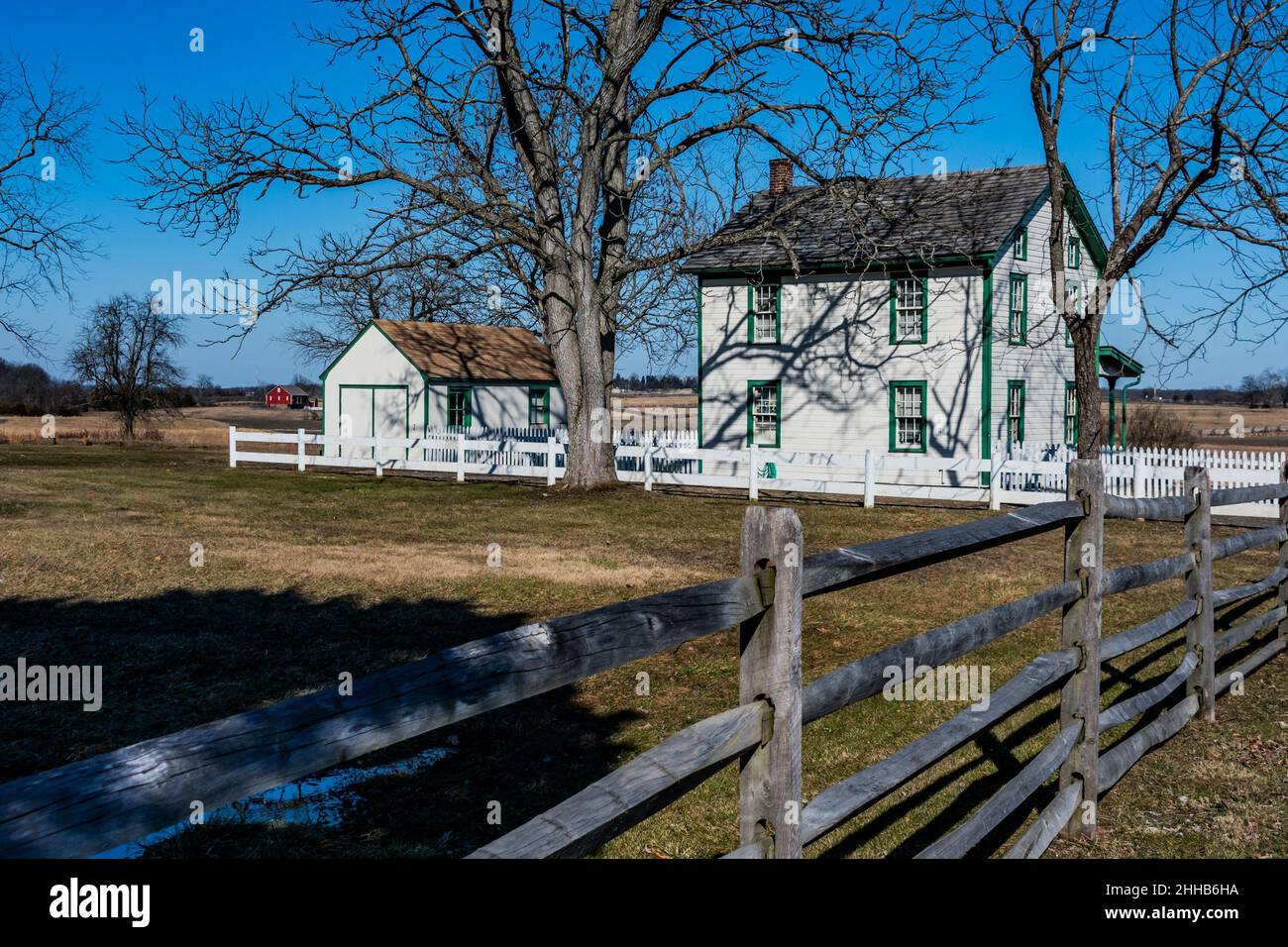 Gettysburg Farmhouse 1 Stock Photo - Alamy
