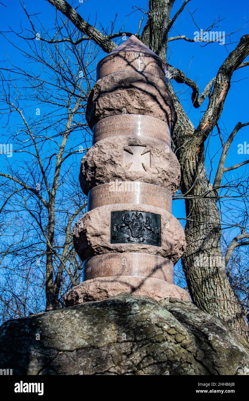 12th pennsylvania reserves hi-res stock photography and images - Alamy