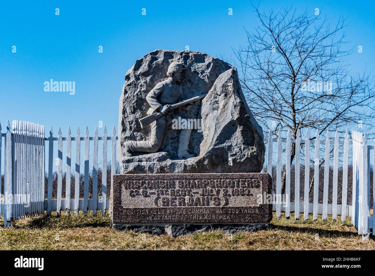 Monument to the Wisconsin Sharpshooters, Gettysburg National Military ...