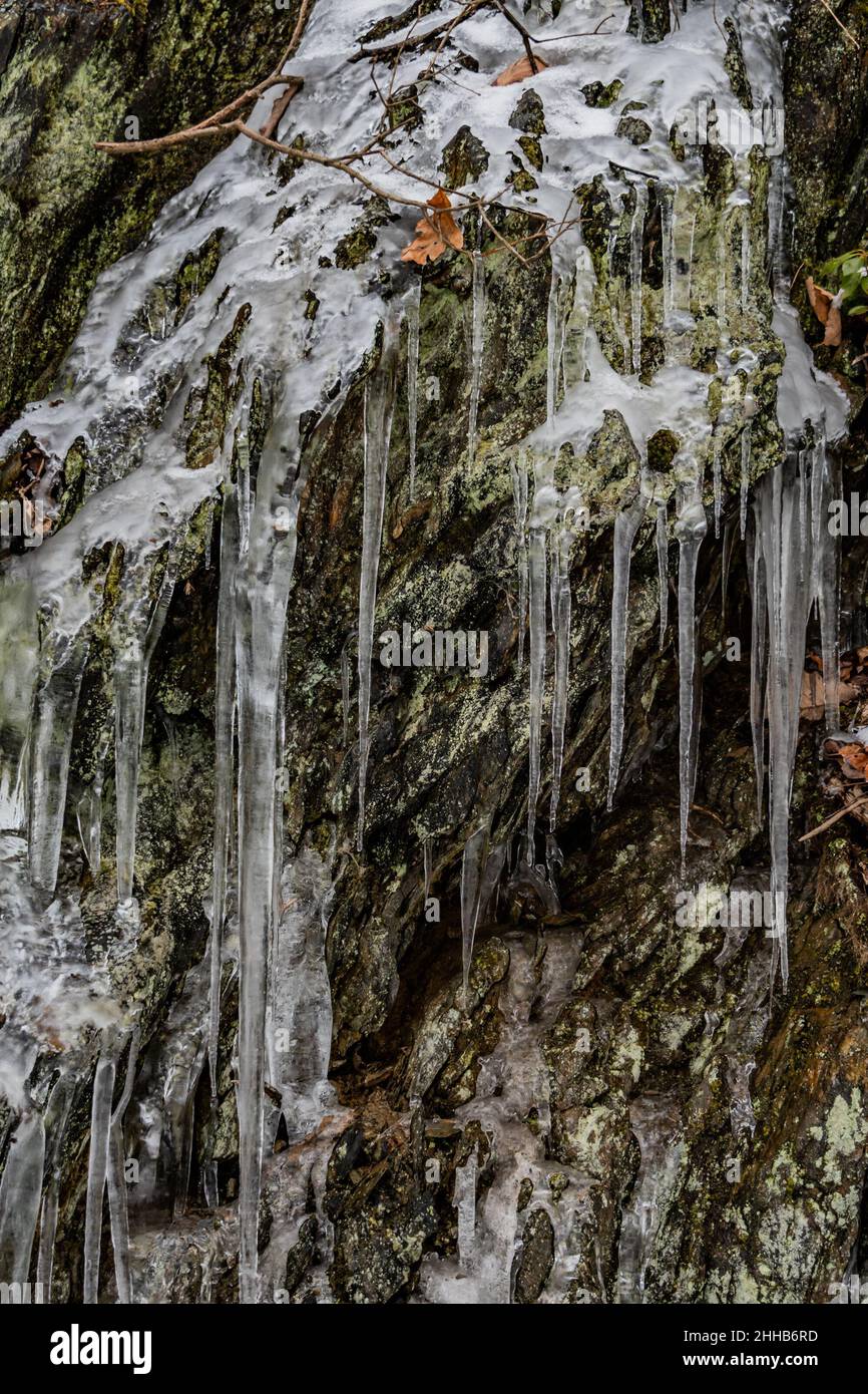Icicles Along The Rail Trail, Heritage Rail Trail County Park, York ...