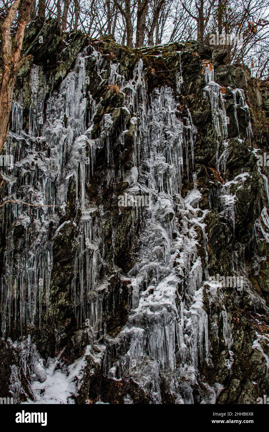 Icicles, York County, Heritage Rail Trail County Park, Pennsylvania ...