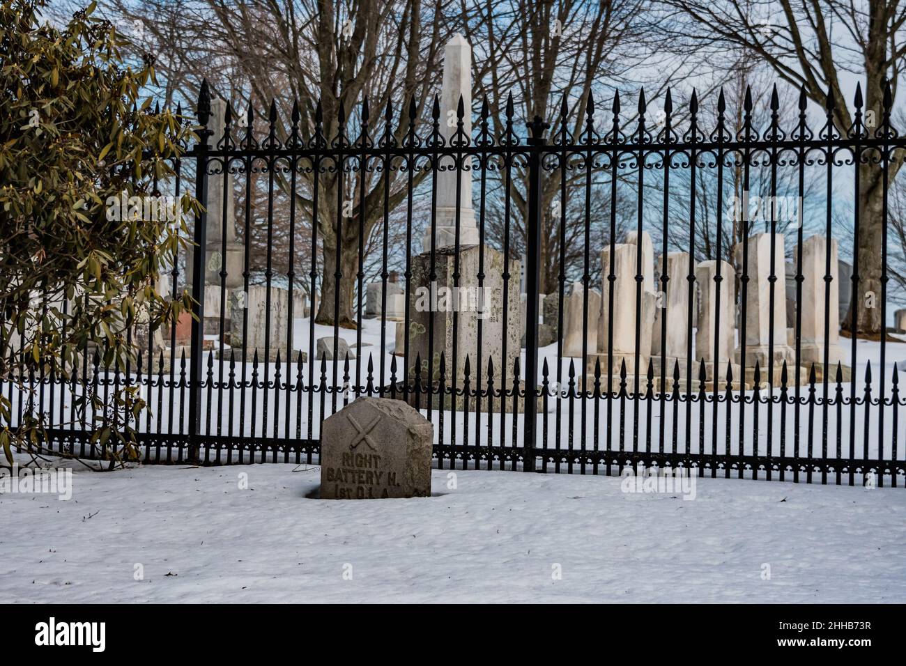 Right flank marker battery h hi-res stock photography and images - Alamy