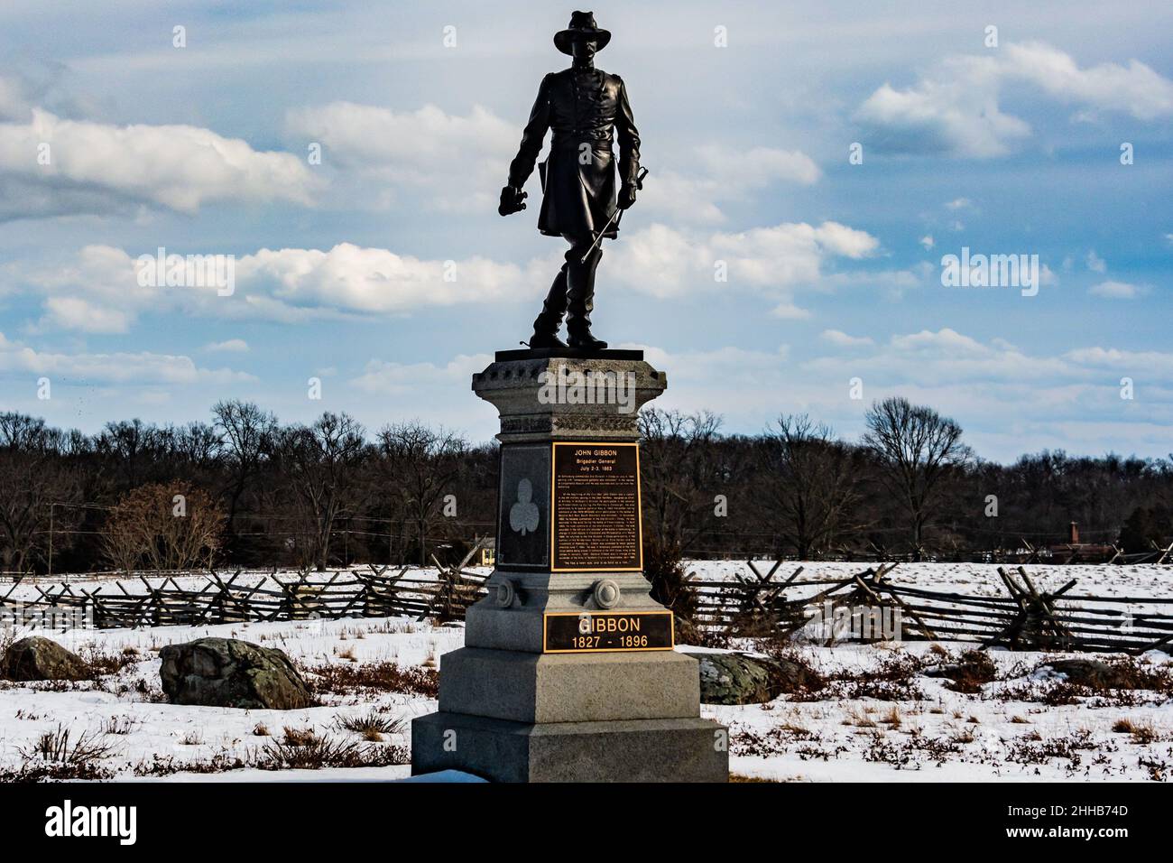 Monument to Brigadier General John Gibbon, Gettysburg National Military ...