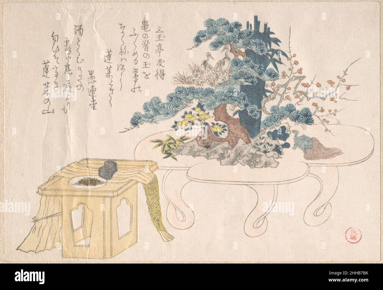 Shimadai and Sambo 19th century Kubo Shunman Japanese. Shimadai and ...