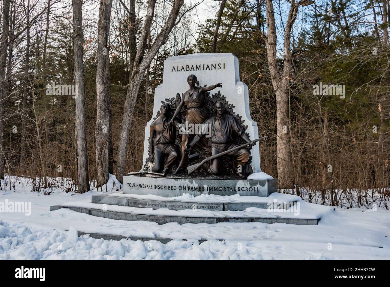 Monument to the State of Alabama, Gettysburg National Military Park ...