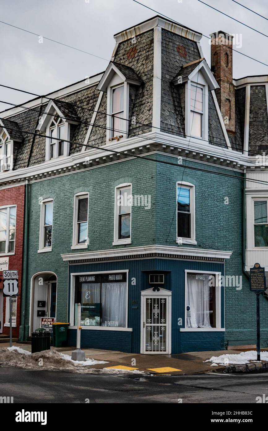 Historic Chambersburg Neighborhood, Chambersburg, Pennsylvania, USA ...