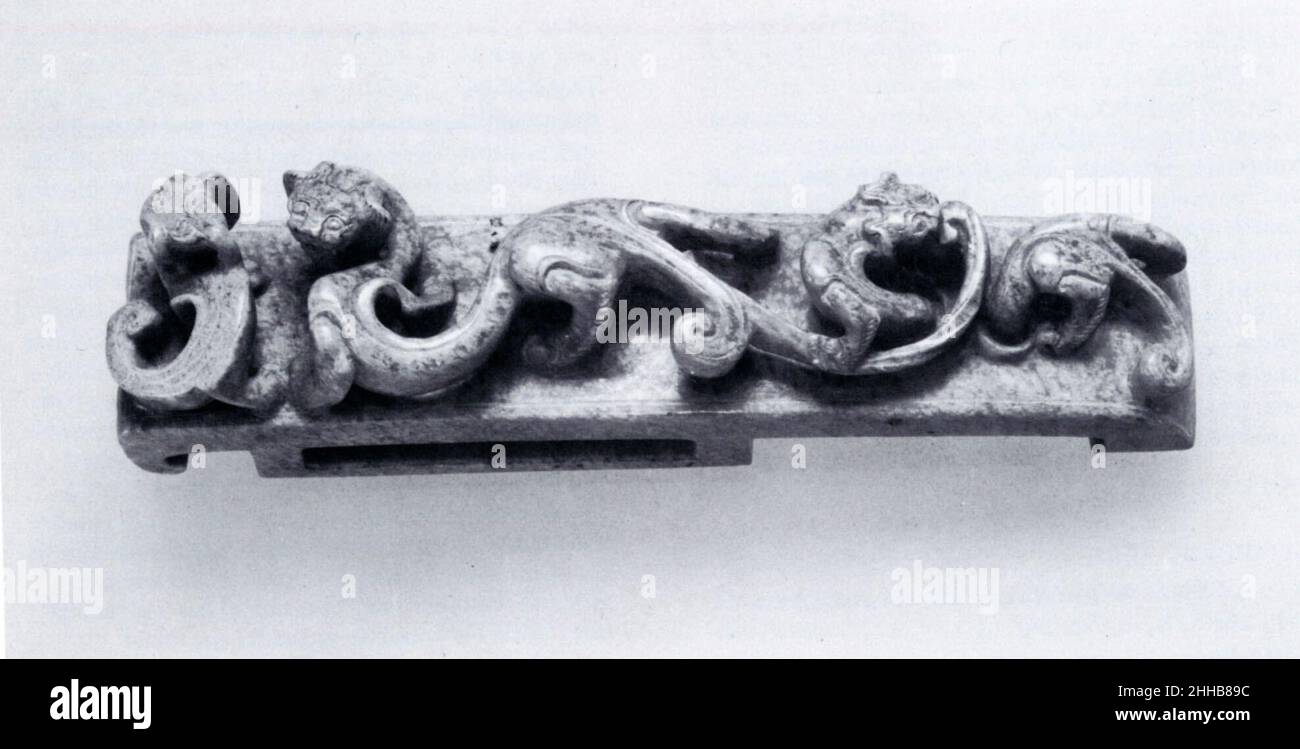 Scabbard Slide 2nd–1st century B.C. China. Scabbard Slide 45170 Stock ...