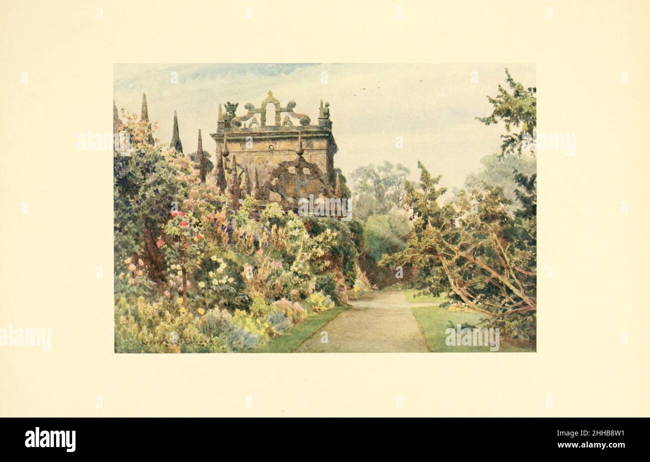 Some English gardens (Plate 22 Stock Photo - Alamy