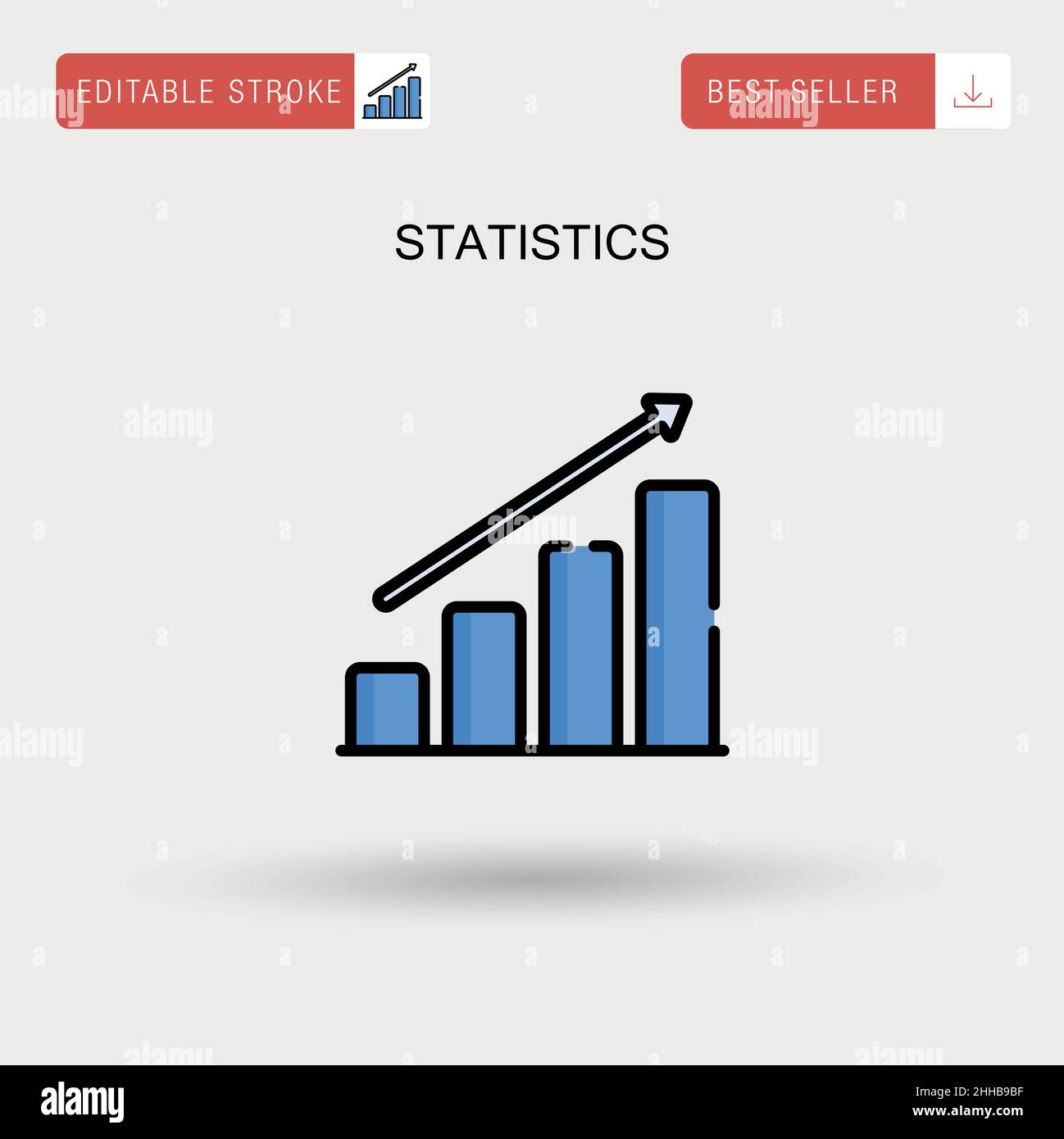 Statistics Simple vector icon Stock Vector Image & Art - Alamy