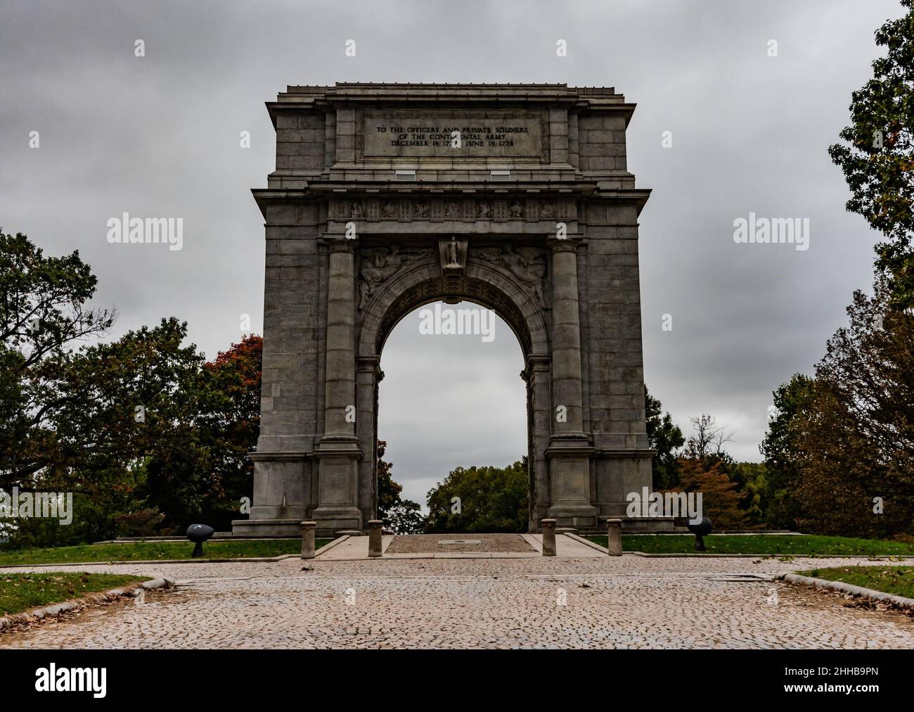 The National Memorial Arch at Valley Forge National Historical Park ...