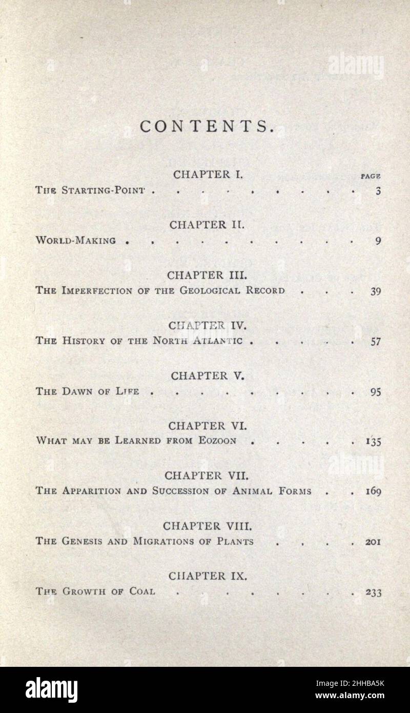 Some salient points in the science of the earth Stock Photo - Alamy