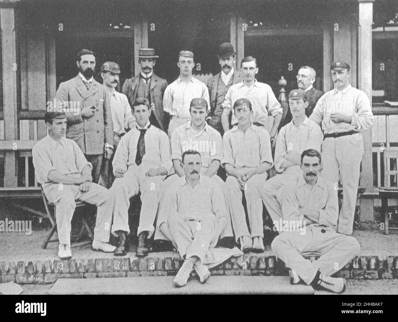 Somerset County Cricket Club in 1892 crop Stock Photo - Alamy