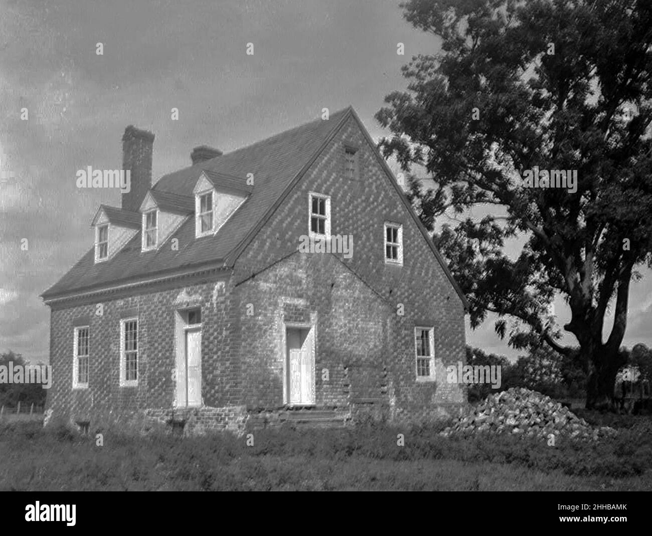 Somers House HABS VA1 Stock Photo - Alamy