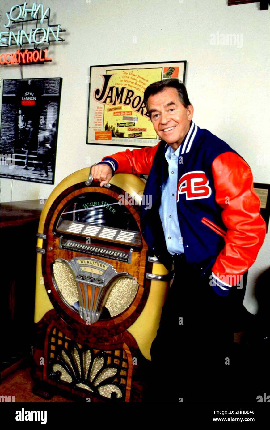 Dick Clark during Dick Clark In His Office - April 6, 1988 at Dick ...