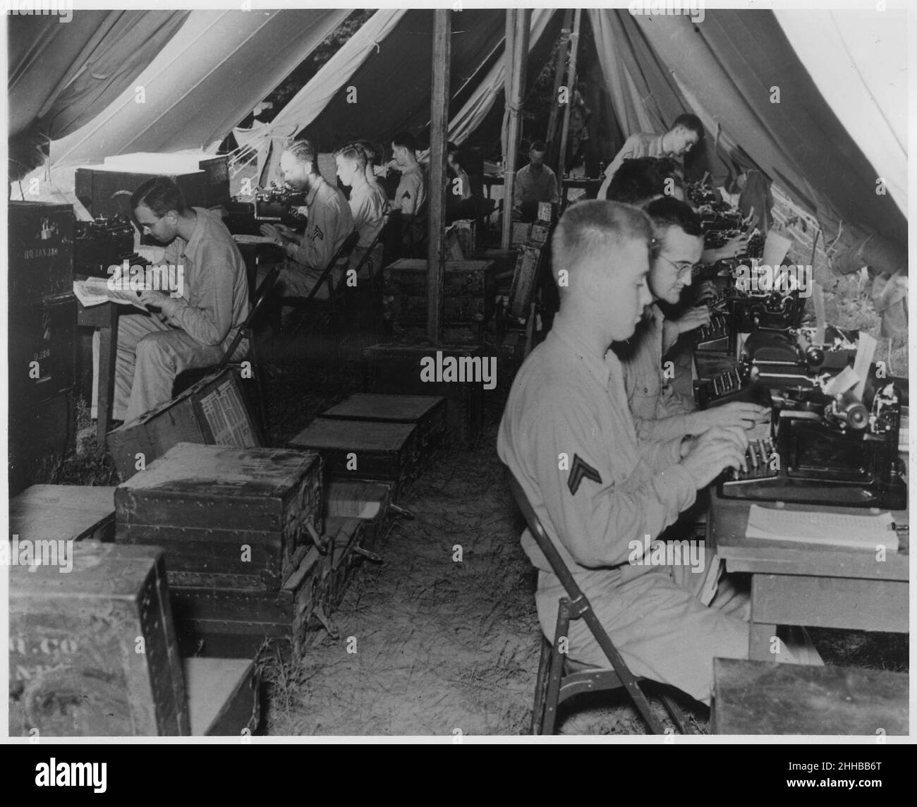 Somewhere in the field with the U.S. Army, comprehensive clerical work ...
