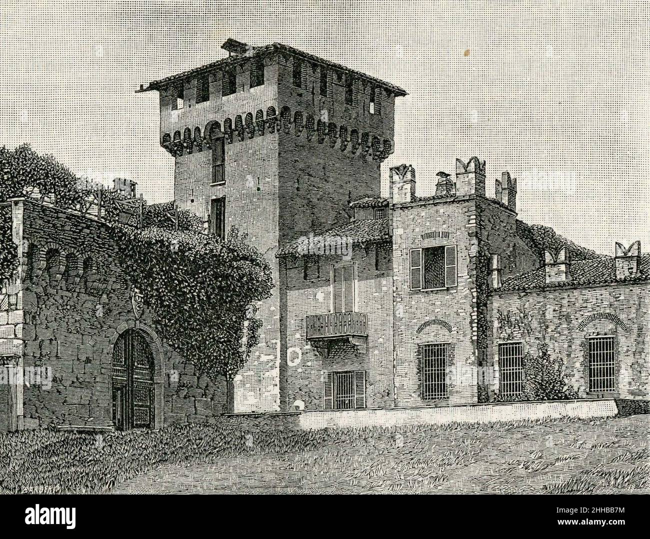 Somma Lombardo Castello Stock Photo - Alamy