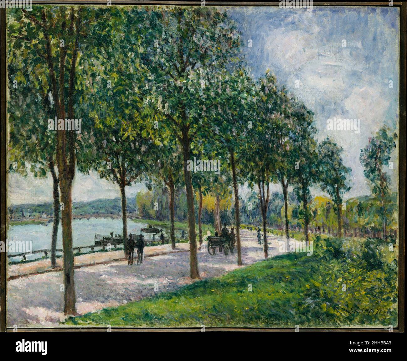 Renoir trees in bloom hi-res stock photography and images - Alamy