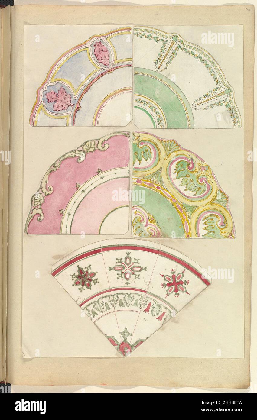 Five Designs for Decorated Plates 1845–55 Alfred Henry Forrester ...